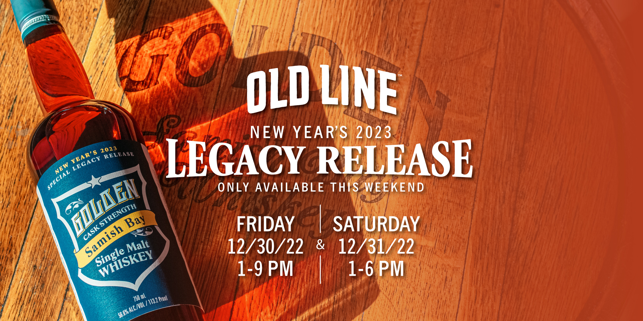 New Year's 2023 Legacy Whiskey Release (Saturday) | Old Line Spirits