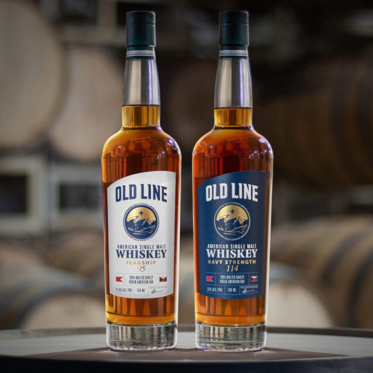 Old Line Spirits American Single Malt Whiskey and Case 1 Aged Rum