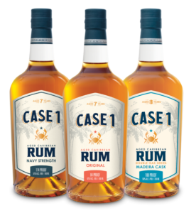 Case 1 Rum Original 84 Proof and Navy Strength 114 Proof Aged Rum
