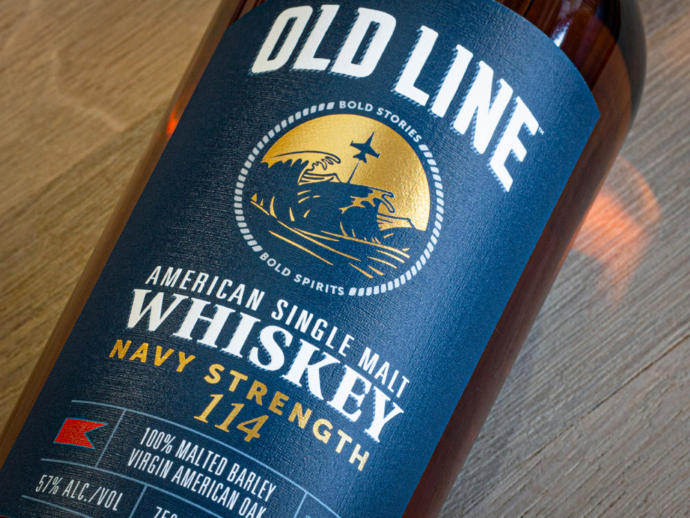 Old Line Spirits Navy Strength American Single Malt Whiskey