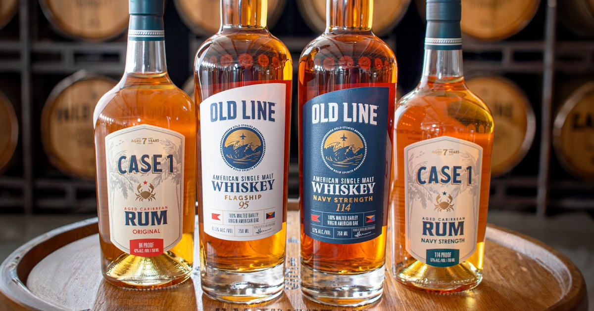 Shop Old Line Spirits, Case 1 Caribbean Rum, and Case 1 Vodka