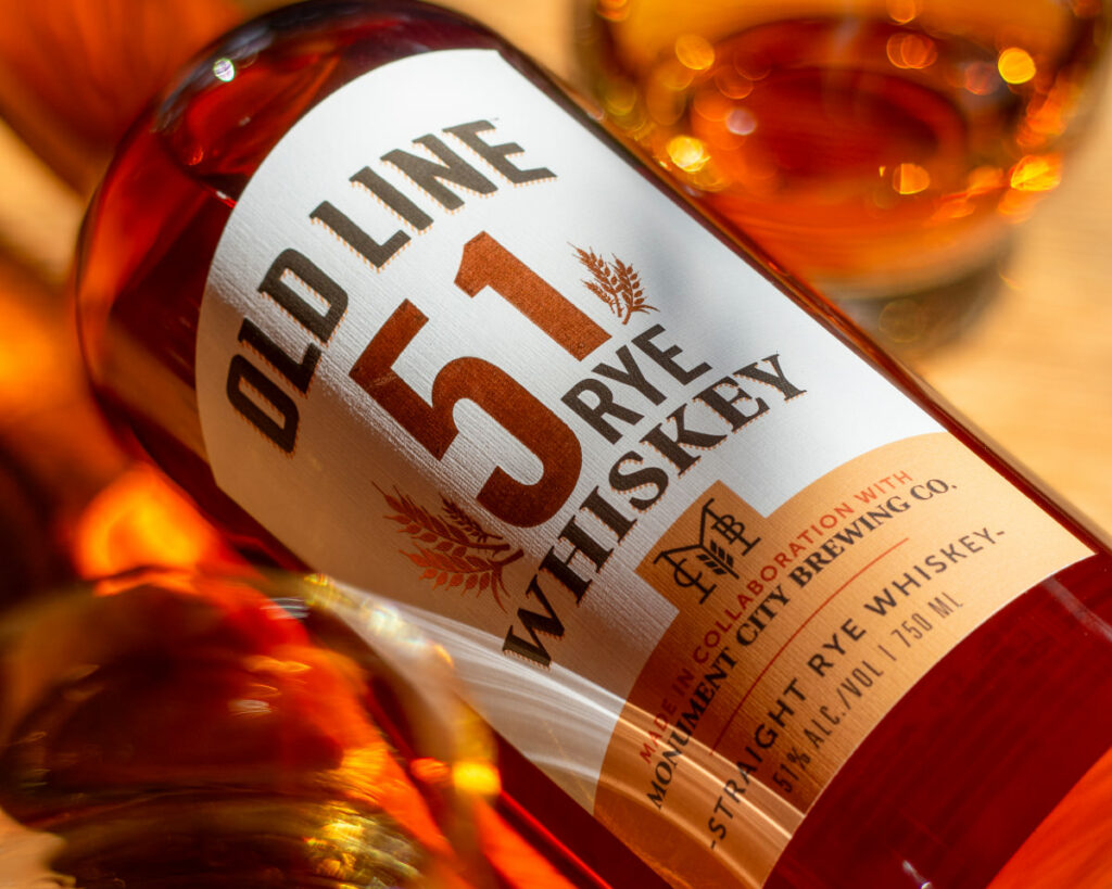 Old Line Spirits 51 Rye Whiskey - Maryland High Malt Rye Whiskey