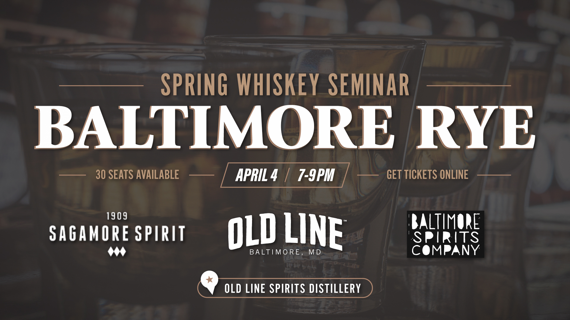 Spring Whiskey Seminar: Baltimore Rye | Old Line Spirits