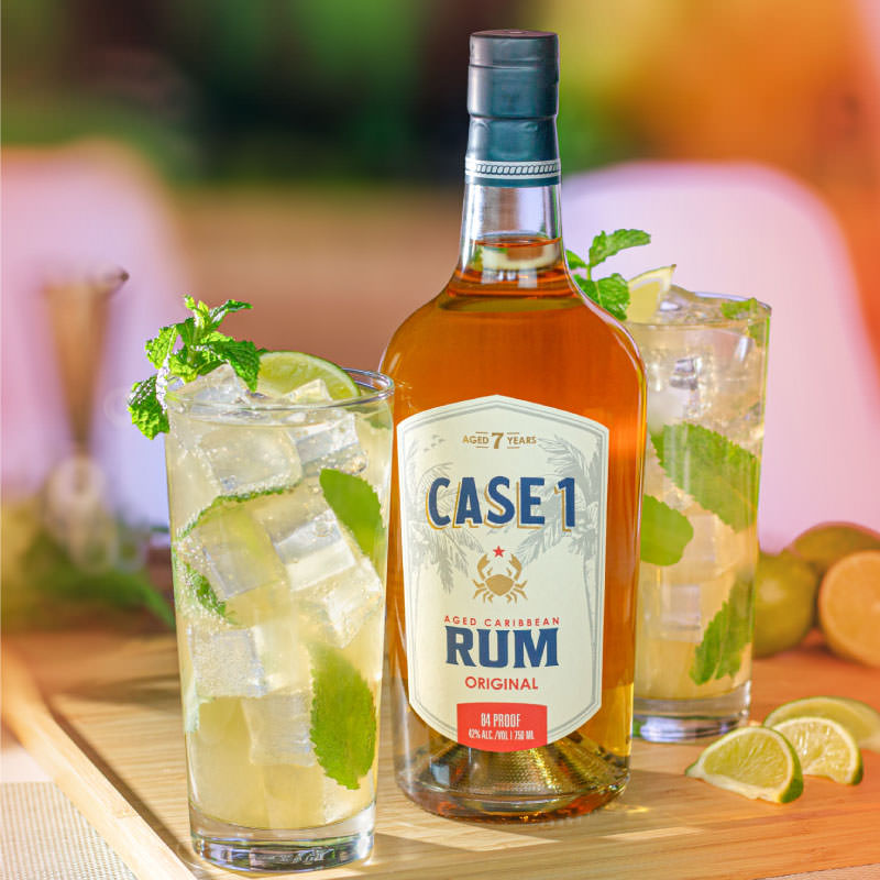 Old Line Spirits American Single Malt Whiskey and Case 1 Aged Rum