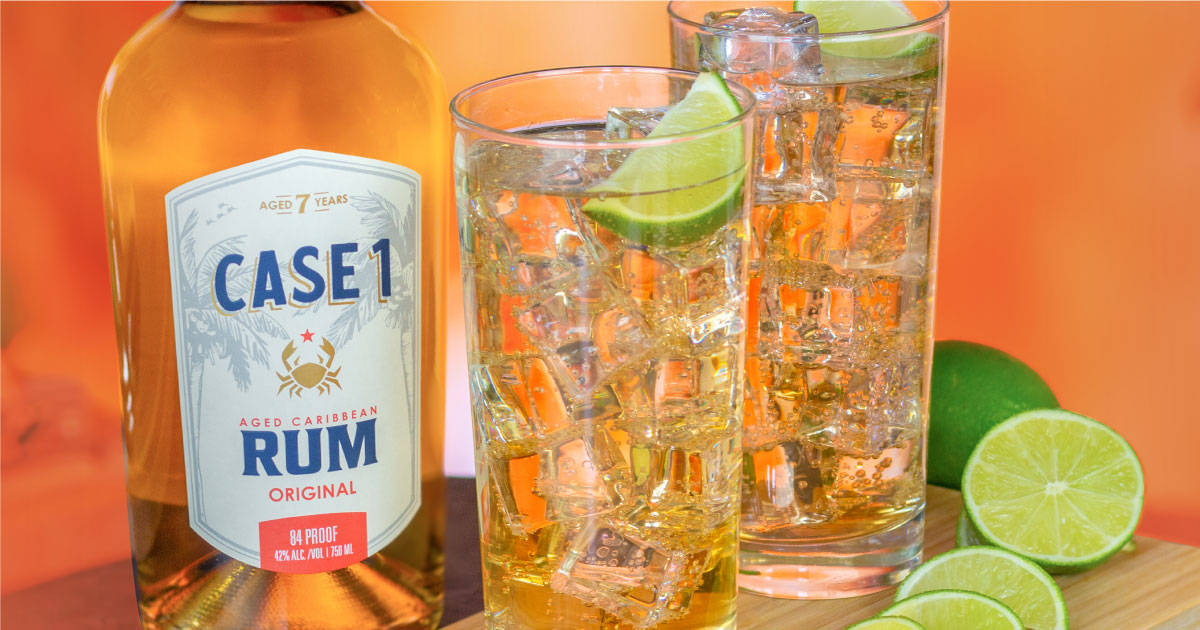 Case 1 Rum and Ginger Cocktail Recipe - by Old Line Spirits