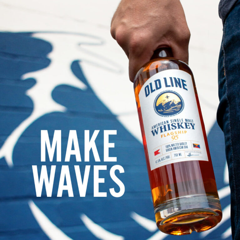 Old Line Spirits American Single Malt Whiskey and Case 1 Aged Rum