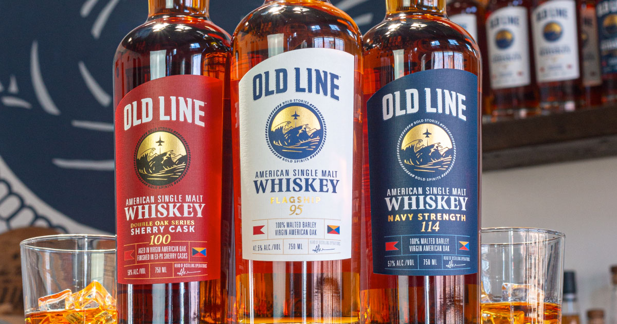 Old Line Spirits Award-Winning American Single Malt Whiskey