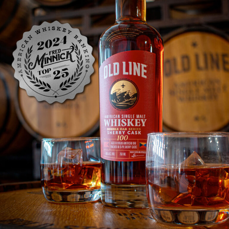 Old Line Spirits American Single Malt Whiskey and Case 1 Aged Rum