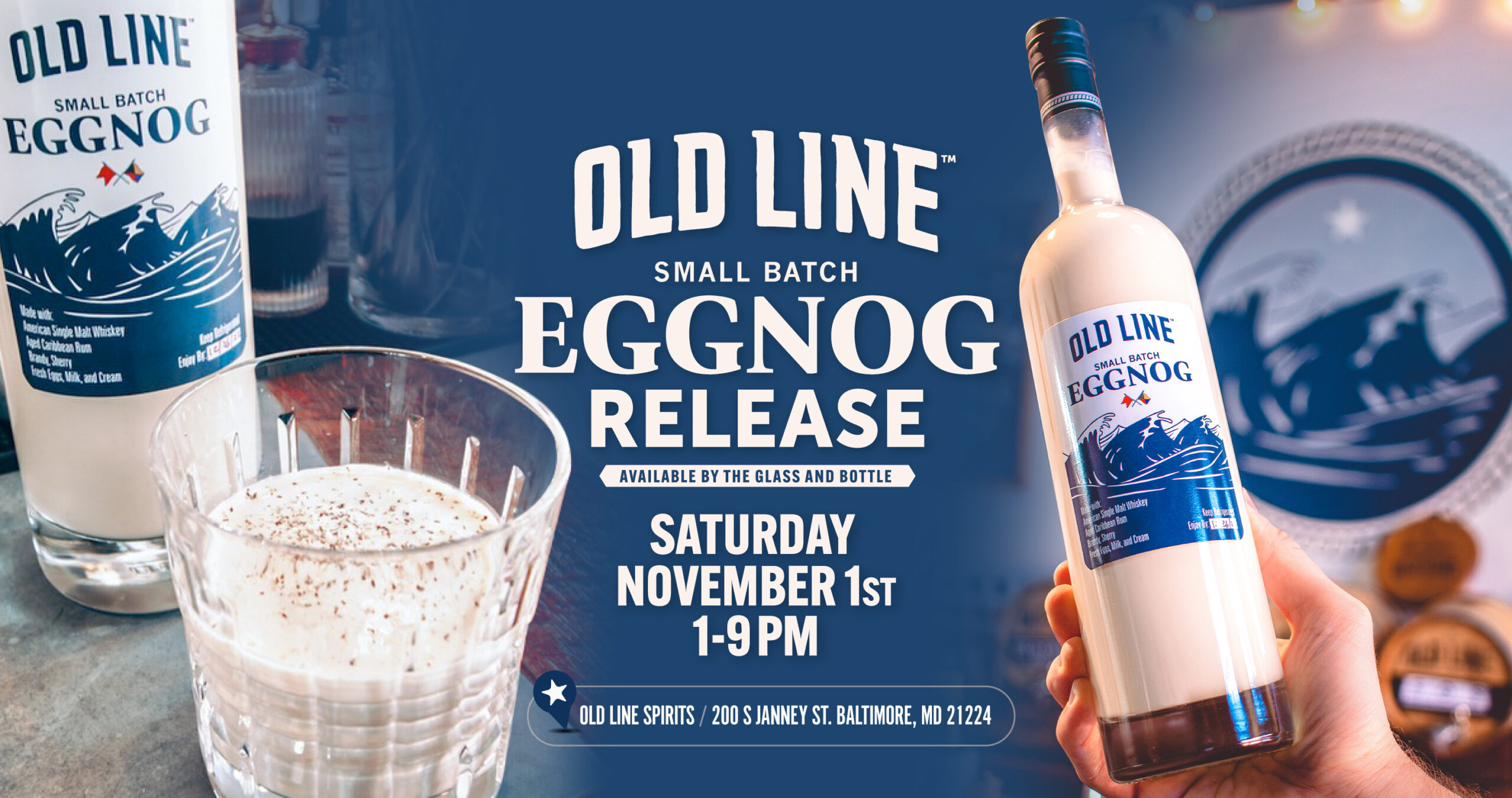 Small Batch Eggnog Release | Old Line Spirits